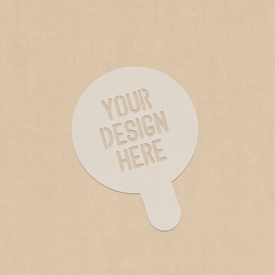 Custom Drink Stencil Gift Personalized Reusable Stencil Custom Logo ...