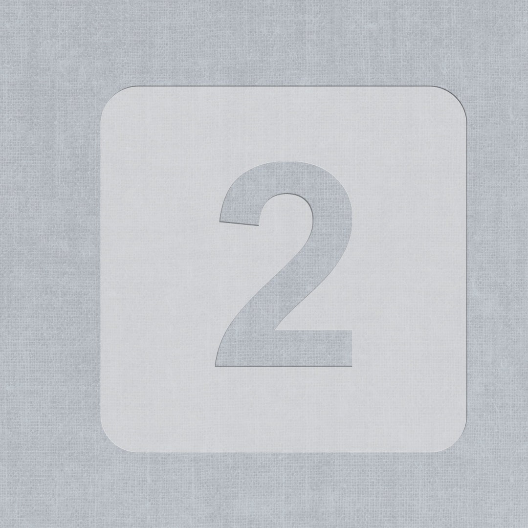 Number Stencil for Spray Paint | Personalized Craft Supplies for Wood ...