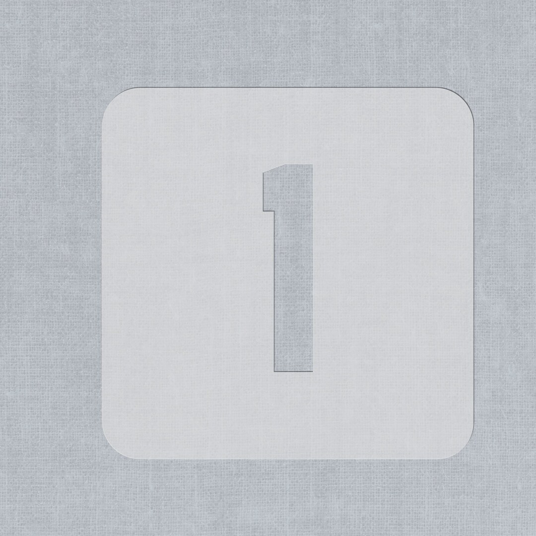 Number Stencil for Spray Paint Personalized Craft Supplies for Wood ...