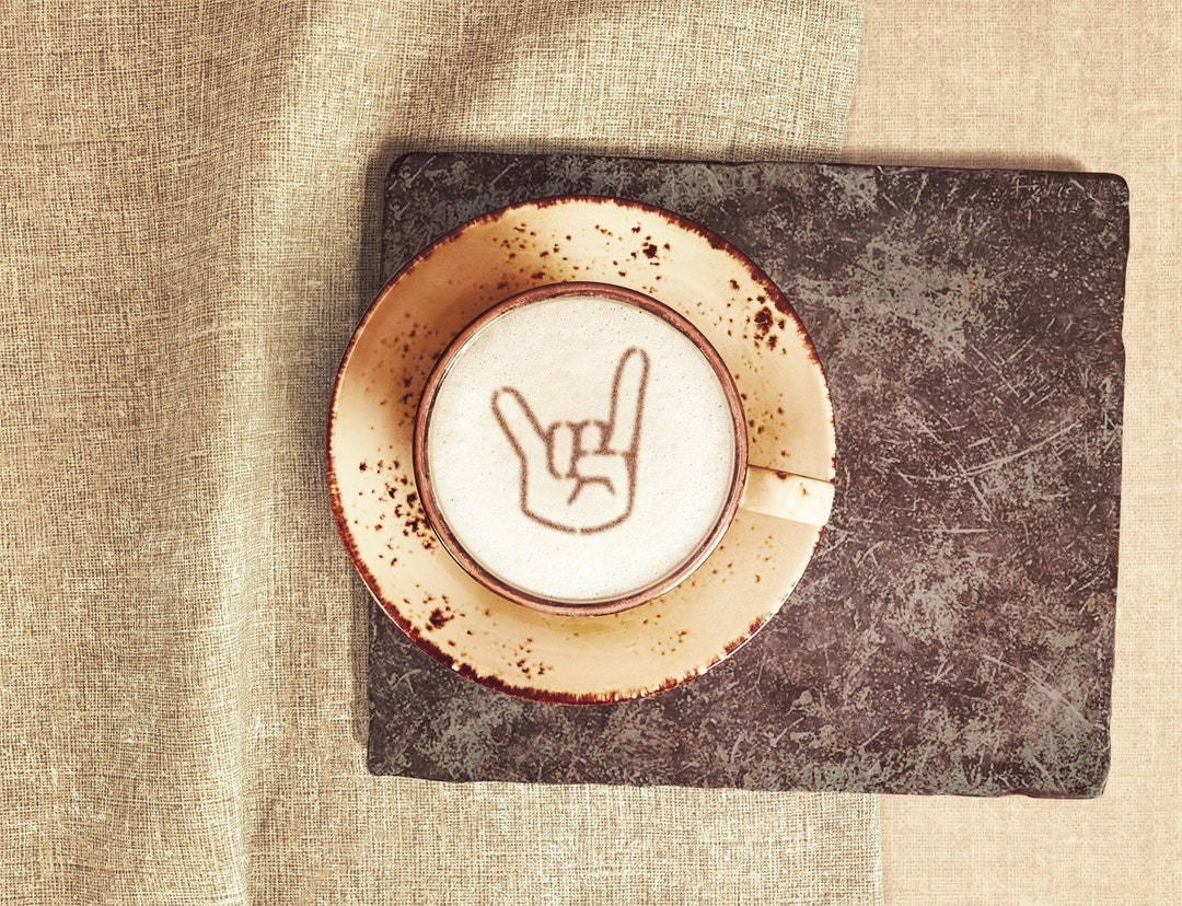 Unique Drink Stencil Gift | Coffee Stencil Housewarming Gift | Reusable ...