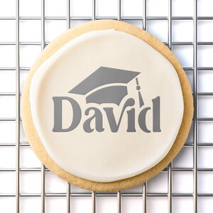 Custom Cookie Stencils Graduation Gift for Him | Masters Degree ...