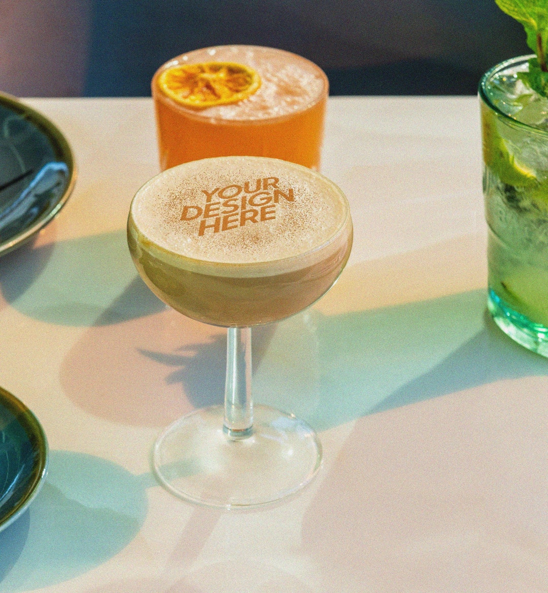 Custom Cocktail Stencil Gift | Personalized Cocktail Art Gift | Bar Sign Drink Stencil | Bar ...