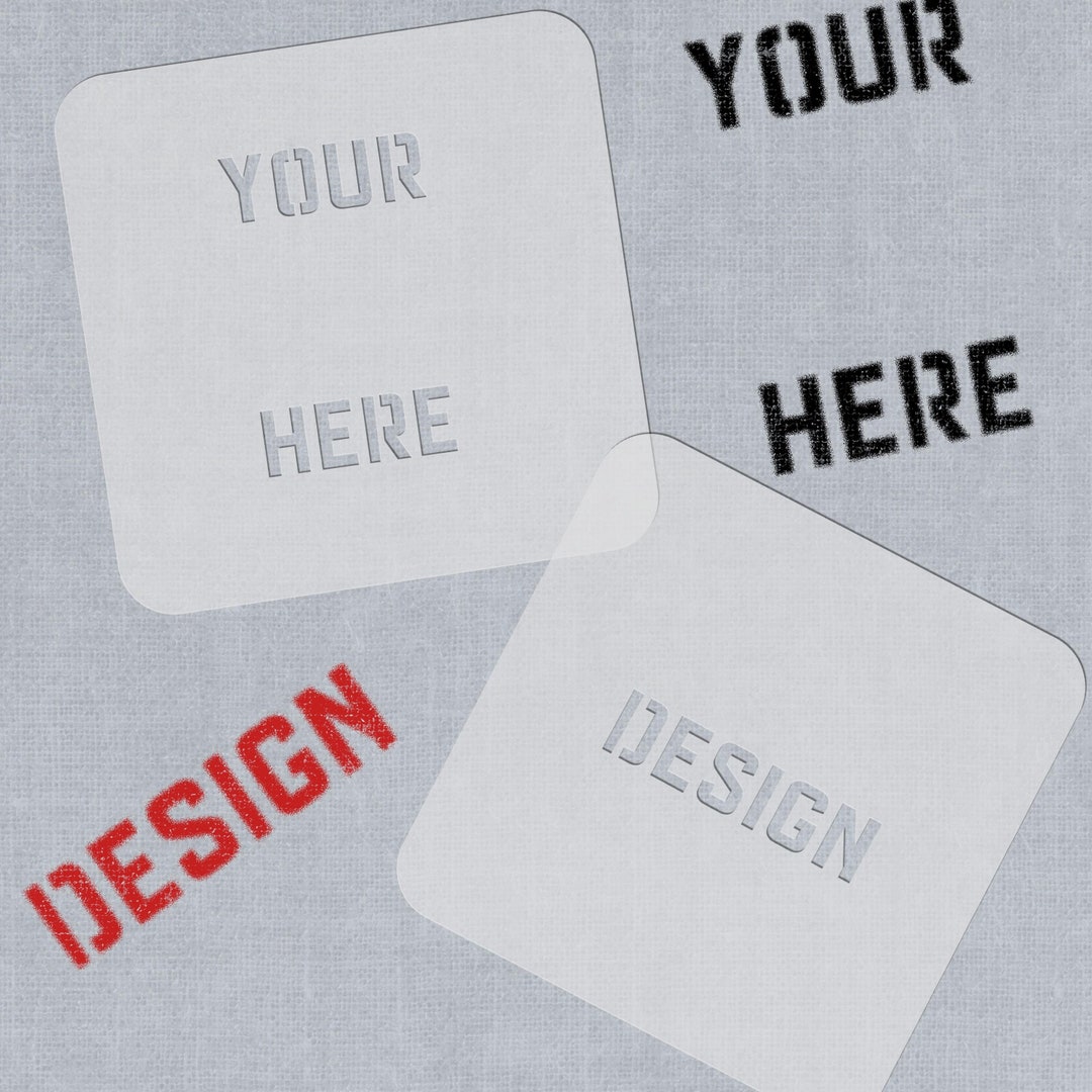 Custom Two Layer Stencil for Spray Paint | Personalized Wall Stencil ...