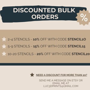 Custom Two Layer Stencil for Spray Paint | Personalized Wall Stencil ...