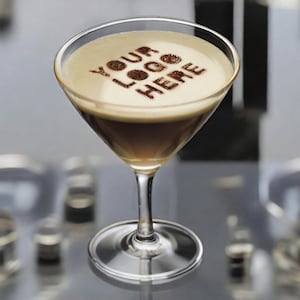 Custom Cocktail Stencil Gift | Personalized Cocktail Art Gift | Bar ...