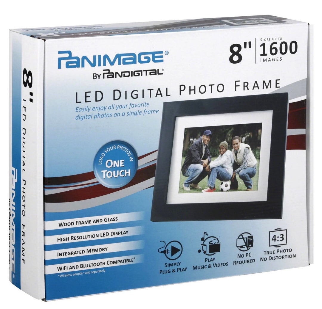 Digital Frame Pandigital Panimage 8 LED Digital Photo Frame 1600 Images ...
