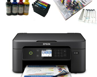 Epson XP-4100 CHIPLESS Sublimation Printer Bundle With - Etsy