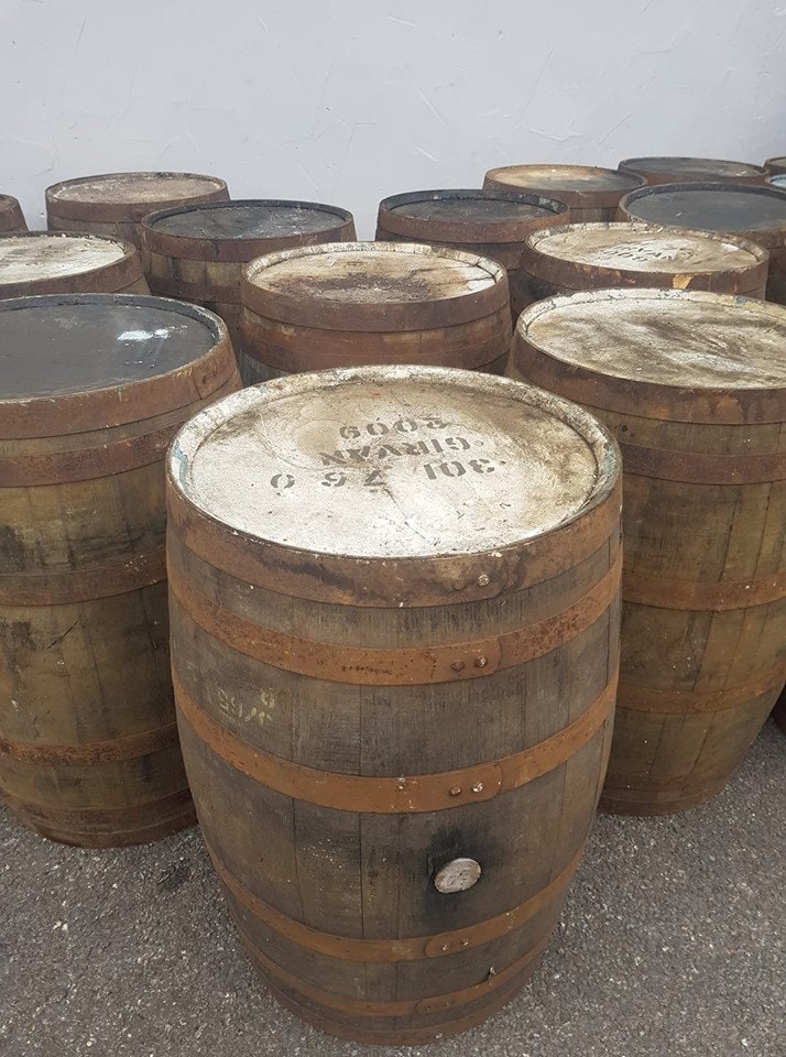 EX WHISKEY 40 GALLON Oak Barrel Wooden Keg Barrels Cider Pub | Etsy