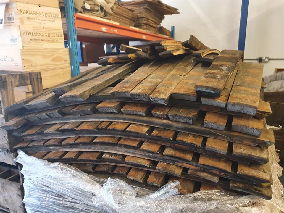 Oak Wine Barrel Staves Reclaimed Wine Barrel Wood Staves - Etsy