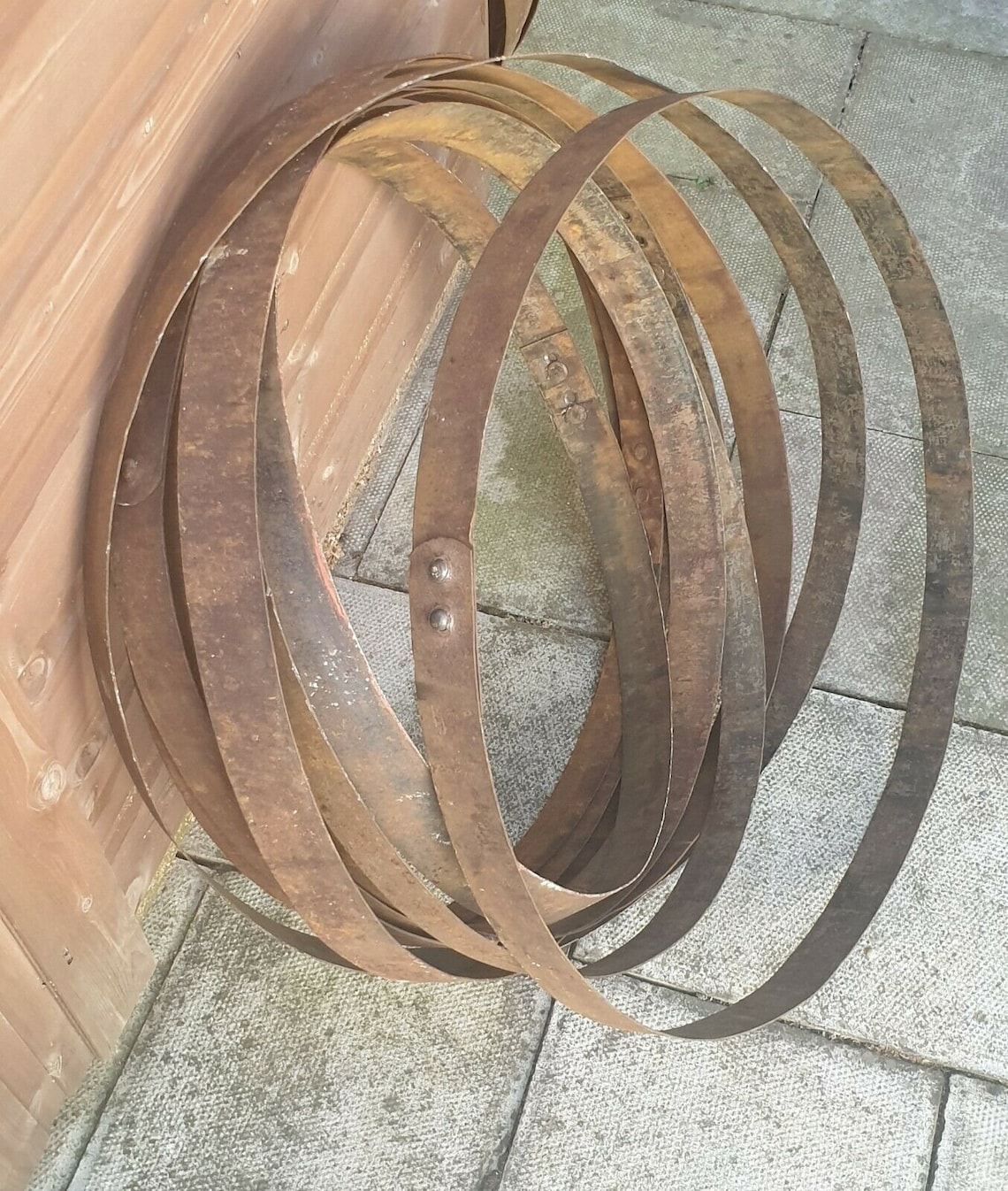 Set of 3 Genuine Whiskey Barrel Metal Hoops / Bands / Rings - Etsy