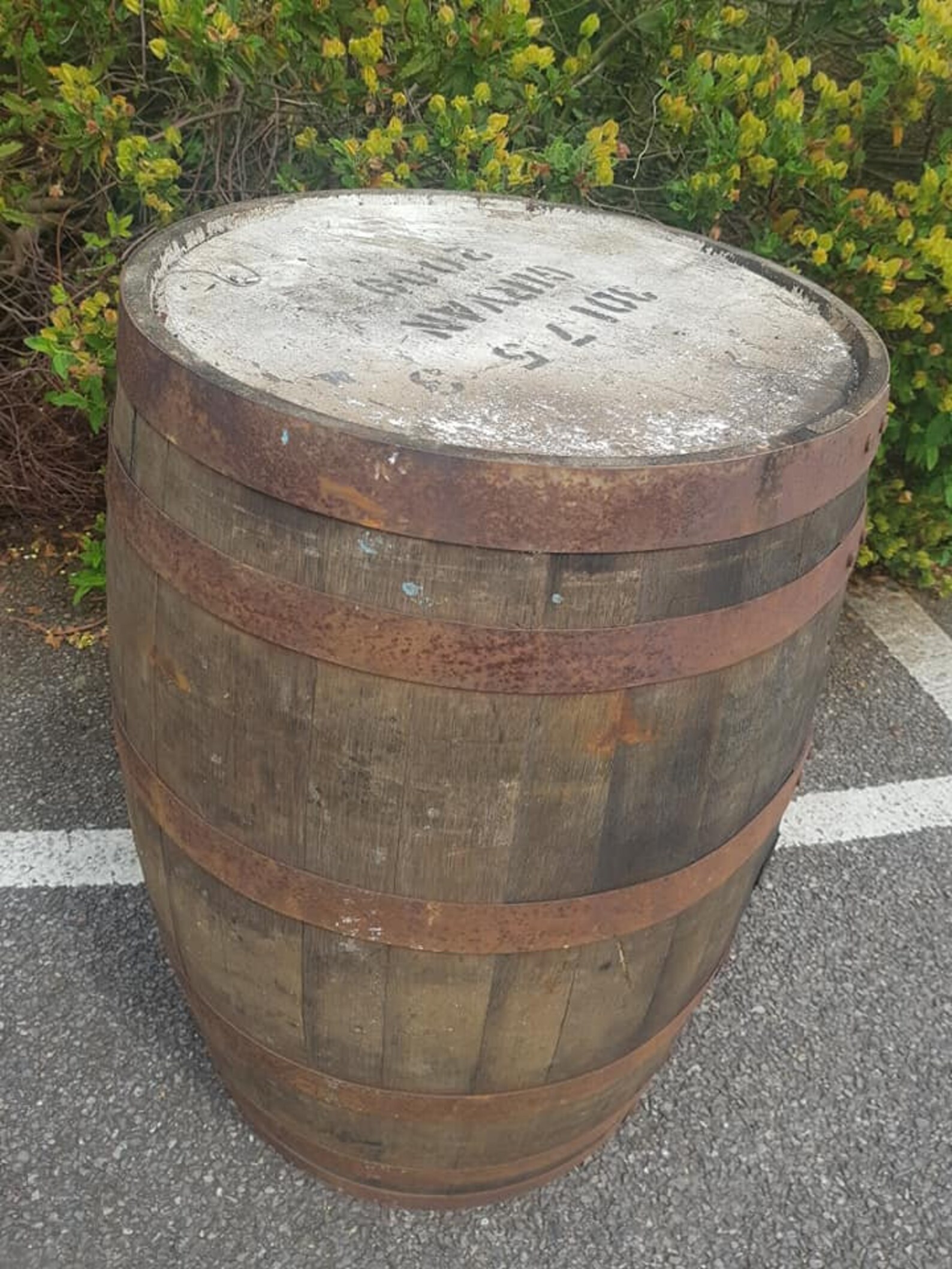 EX WHISKEY 40 GALLON Oak Barrel Wooden Keg Barrels Cider Pub | Etsy