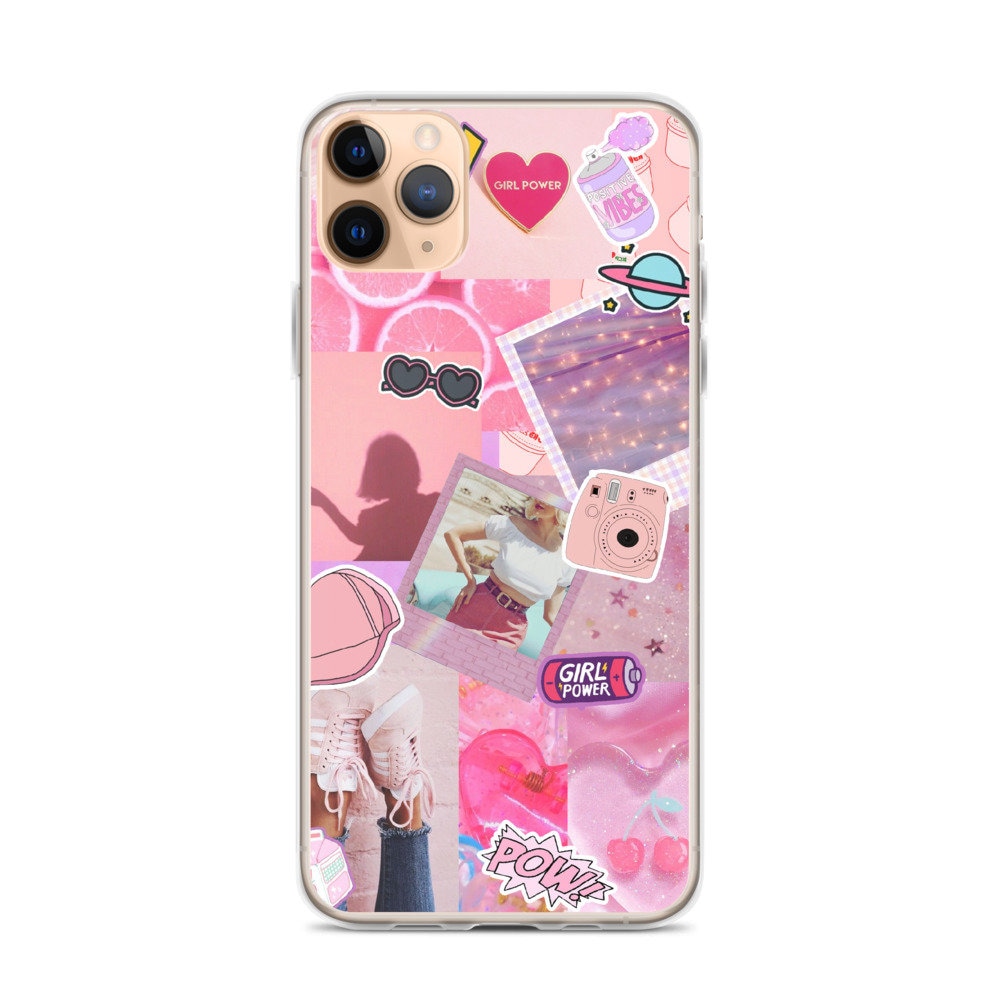 Collage iPhone Case, Girly iPhone Case, Pink iPhone Case, Girls iPhone ...