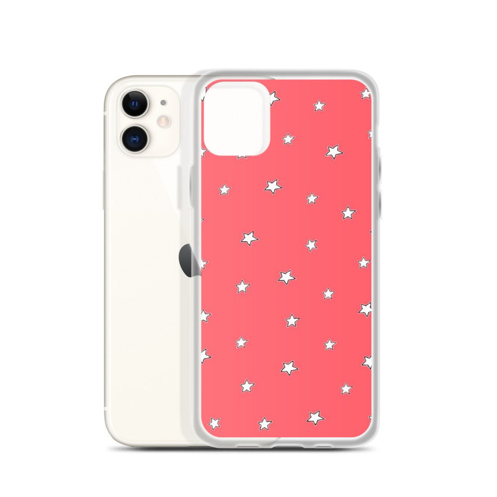 Stars iPhone Case Starry iPhone Case Pink iPhone Case - Etsy