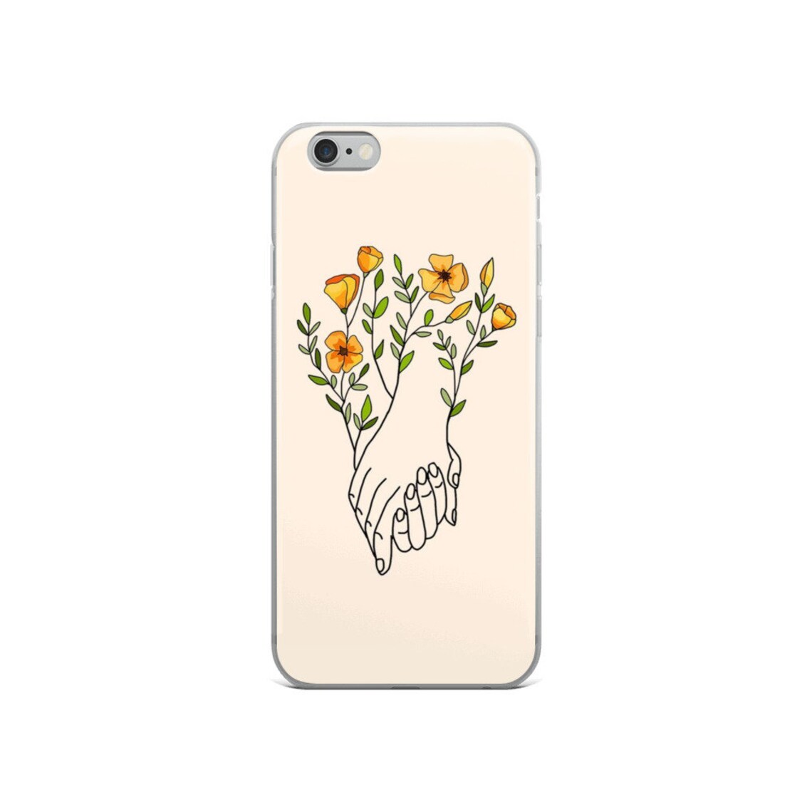 Holding Hands iPhone Case Love iPhone Case Girlfriend Gift - Etsy