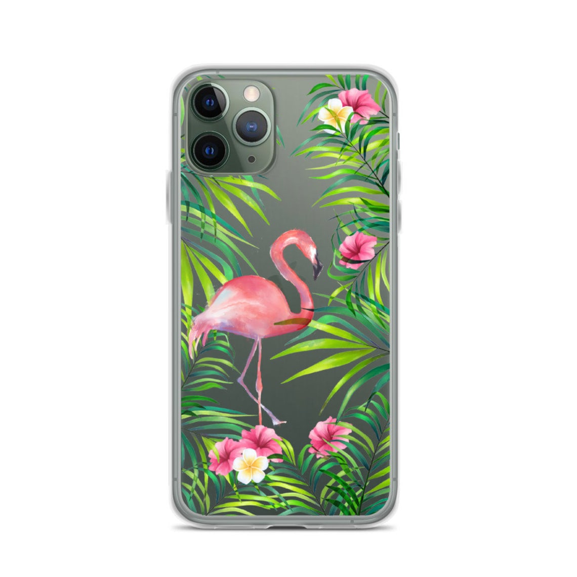 Flamingo Iphone Case Clear Iphone Case Tropical Iphone Case | Etsy