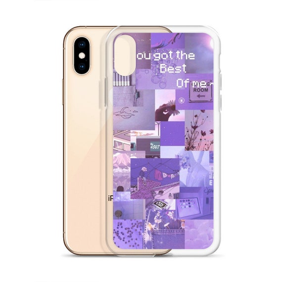 Purple Collage iPhone Case Aesthetic iPhone Case Abstract iPhone Case Purple iPhone Case Girly iPhone Case iPhone X Case iPhone XS C Etsy