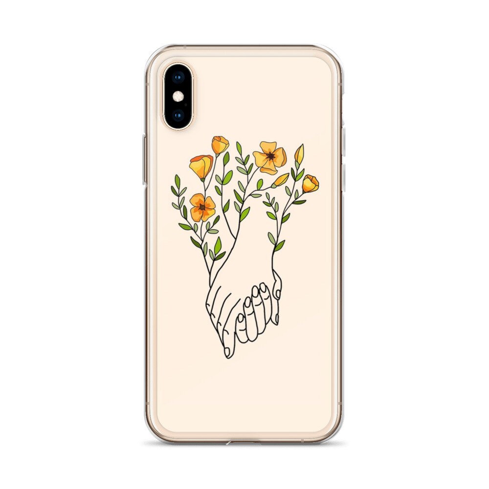 Holding Hands iPhone Case Love iPhone Case Girlfriend Gift - Etsy
