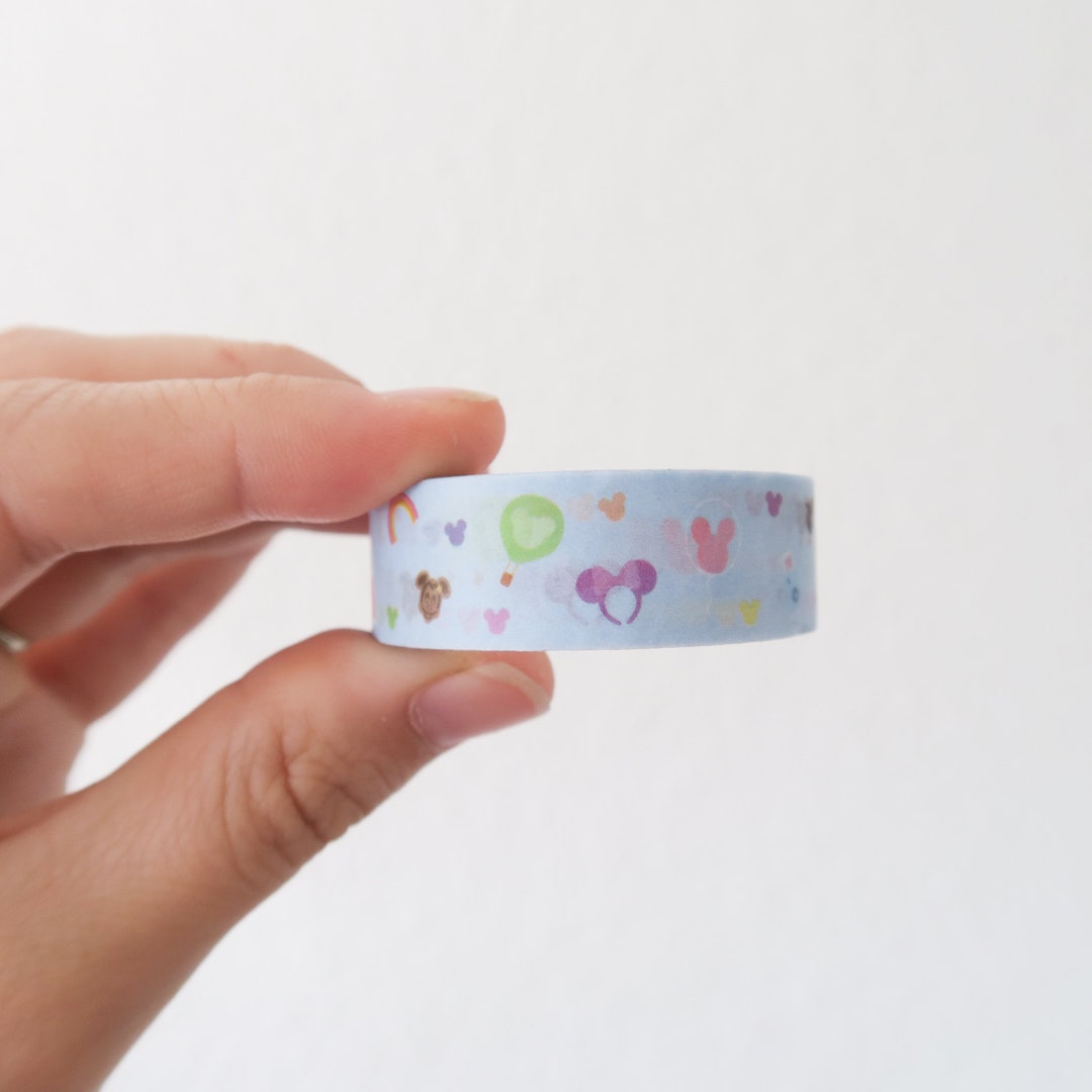Disney Blue Washi Tape Cute Washi Tape Snacks Washi Tape Blue Washi
