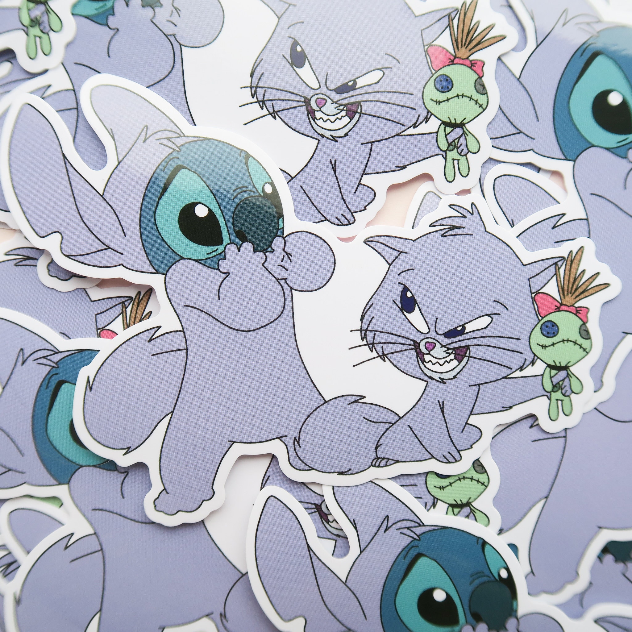 Stitch and Yzma Sticker Cute Stickers Disney Stickers | Etsy