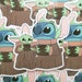 Stitch and Grogu Sticker Cute Stickers Disney Stickers Journal Stickers ...
