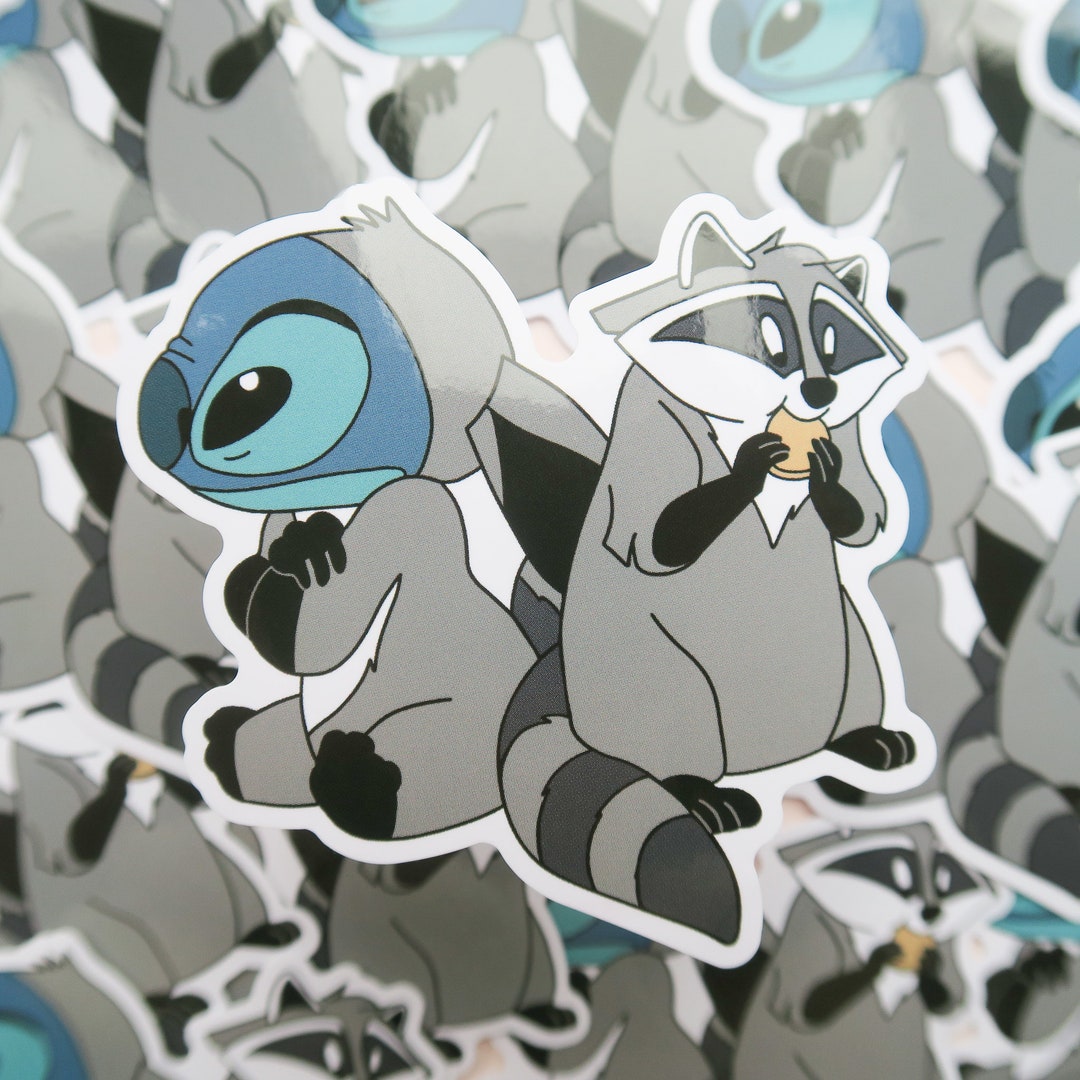 Stitch En Meeko Sticker - Leuke Stickers - Disney Stickers - Journal ...