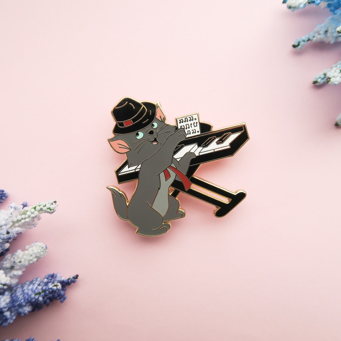 Berlioz jazz pin Cute Enamel Pins Cat Enamel Pin Cute | Etsy