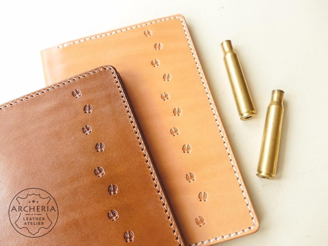 Leather Hunting License Folder With Track & Initials - Etsy