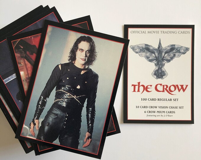 The Crow Official Movie Trading Cards 1994. Complete Set. Mint ...