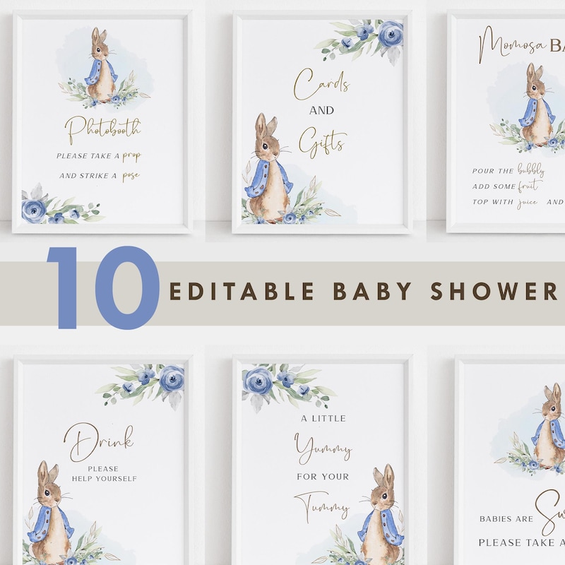 Peter Rabbit Baby Shower Decorations - Etsy