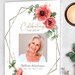 Editable Funeral Program Template, Funeral Memorial, Poppies Order of ...