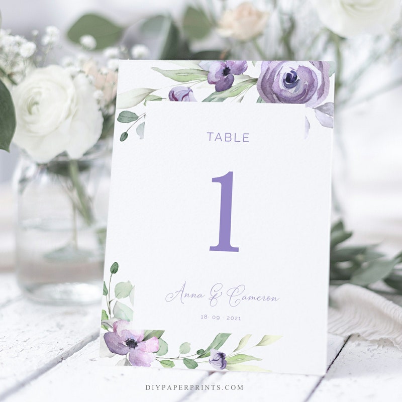 Purple Table - Etsy