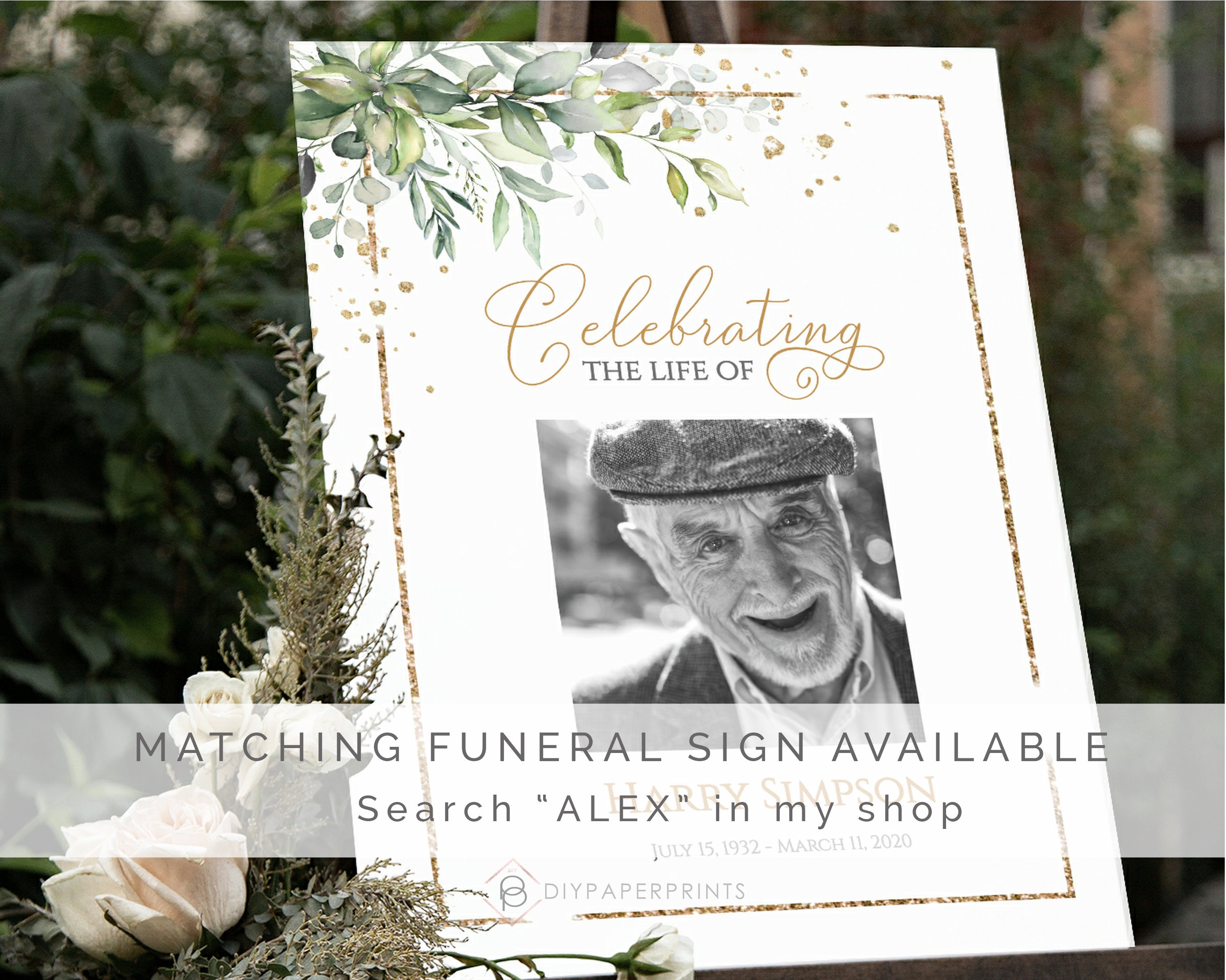 In Loving Memory Sign Loving Memory Funeral Sign Printable - Etsy