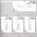 Seating Chart Template, Editable Purple Seating Cards, Seating Chart ...