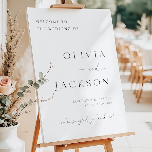 Wedding Welcome Sign - Etsy UK