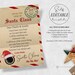 Editable Santa Cam Letter Instant Download, Printable Santa Cam Letter ...