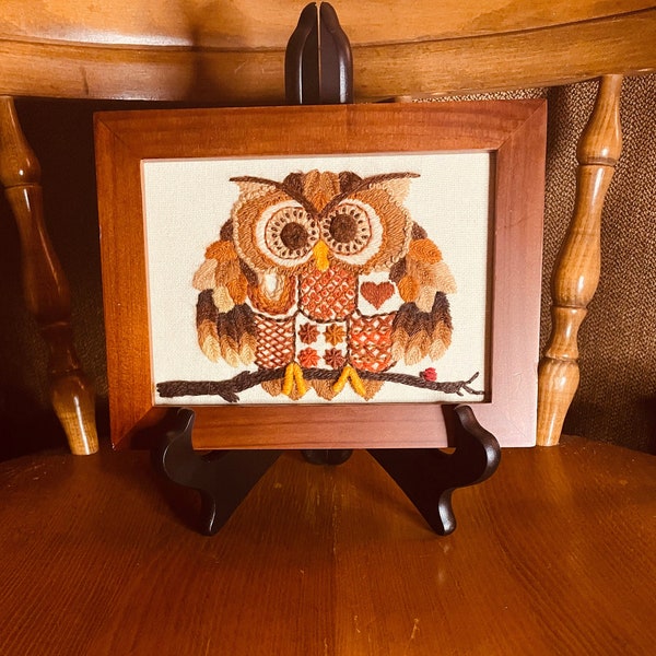 Owl Needlepoint - Etsy