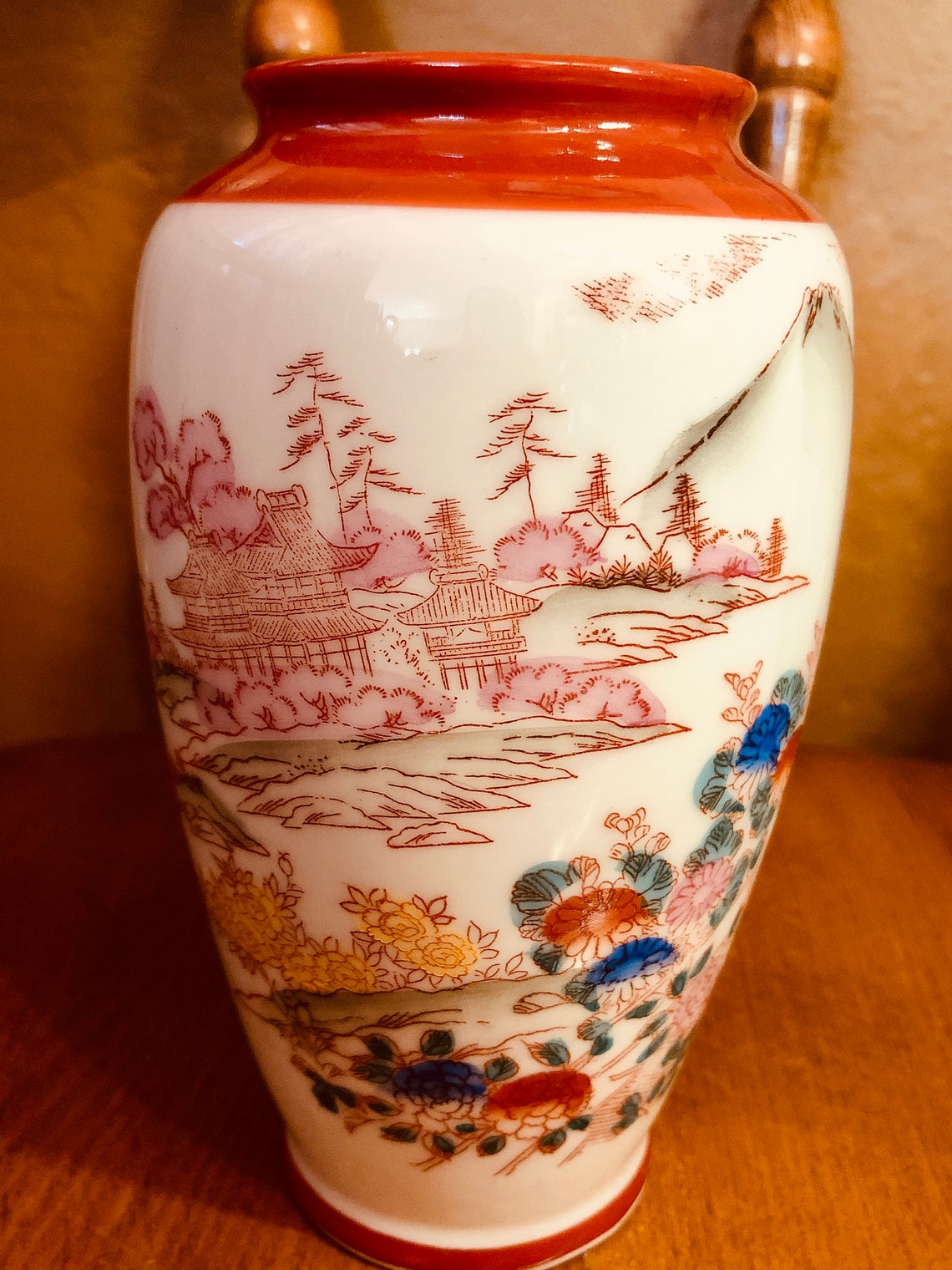 Vintage Japanese Ceramic Vase - Etsy