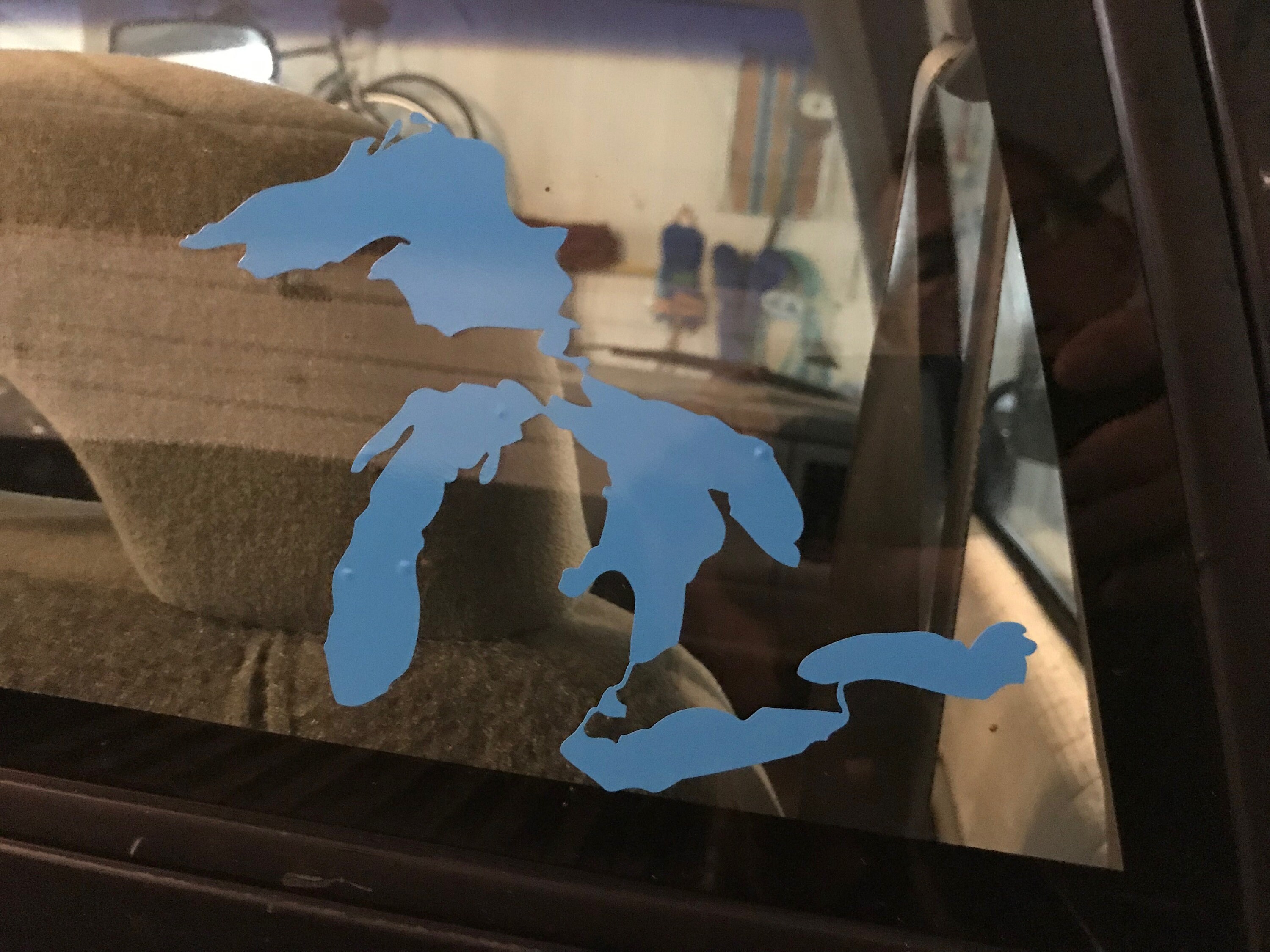 Michigan Great Lakes Decal, Sticker for Car Windows, Wood, Laptops, Etc ...