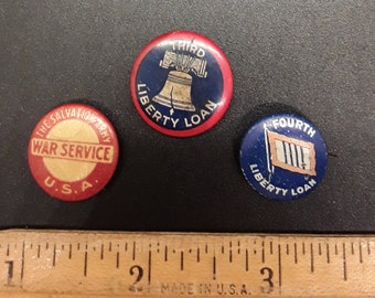 Wwi Army Buttons - Etsy