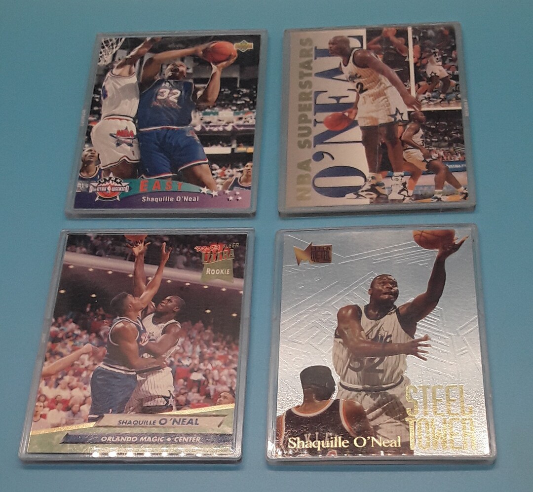 Shaquille O'neal Trade Cards Lot of 4 1991-1994 - Etsy