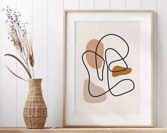 Warm Color Poster - Etsy