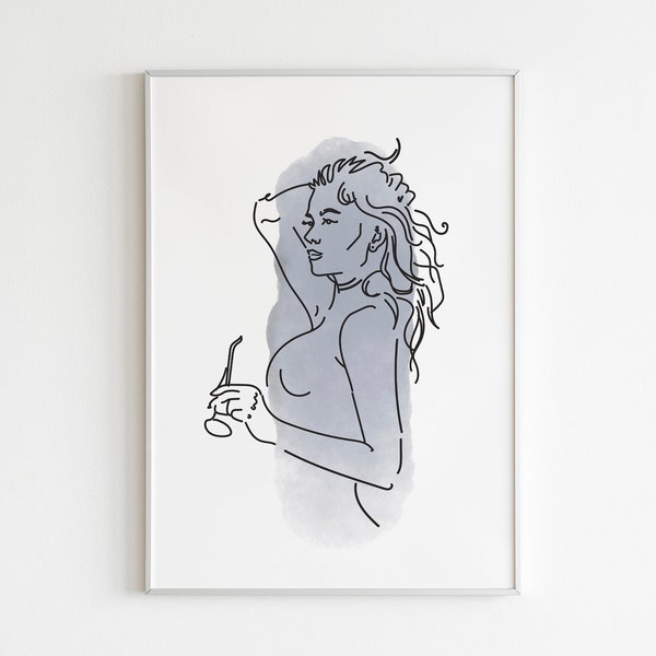 Abstract Human Form Art Etsy