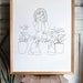 Custom One Line Self Portrait Drawing Line Art Drawing One - Etsy