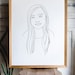 Custom One Line Self Portrait Drawing Line Art Drawing One - Etsy