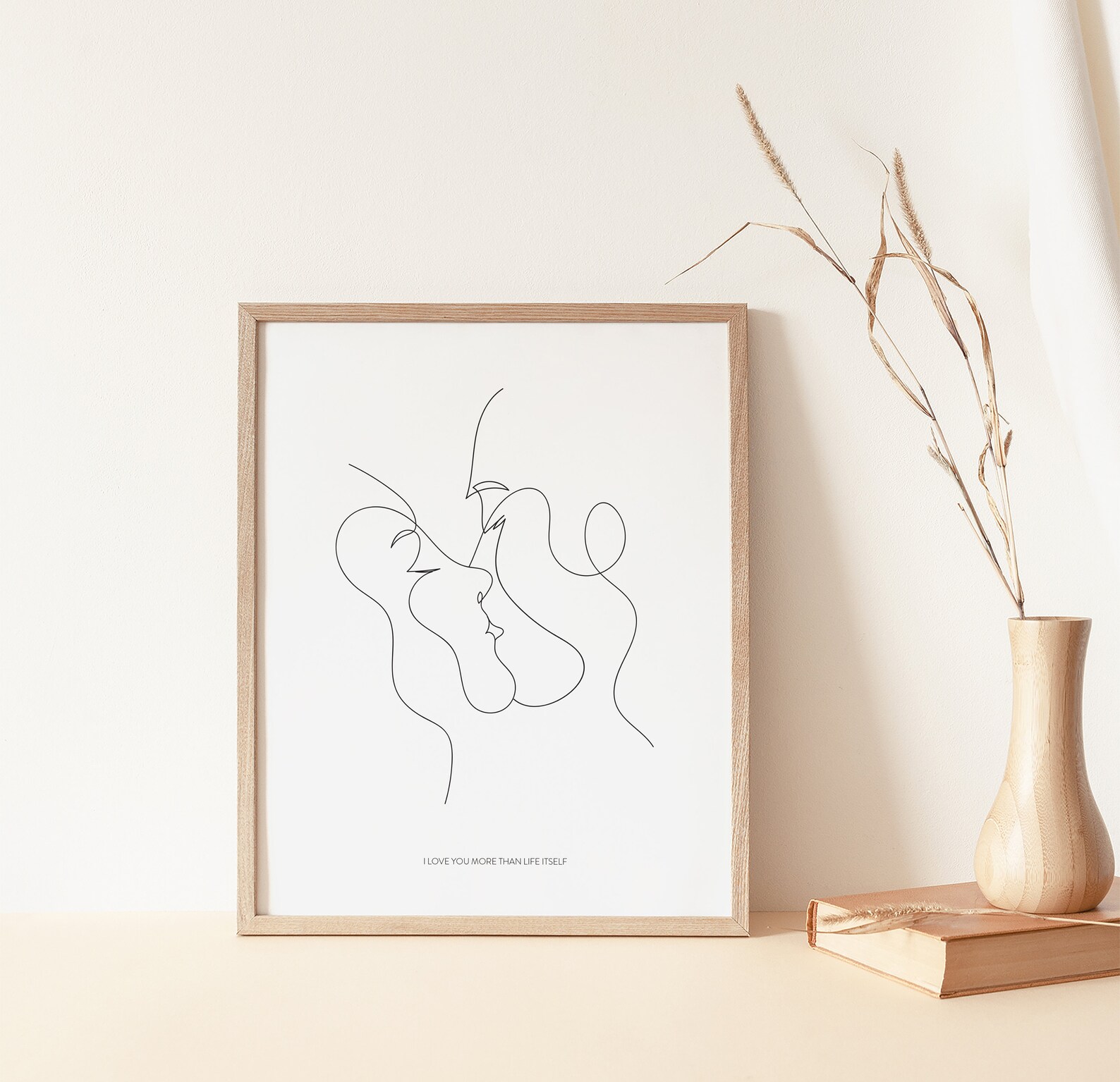 Custom One Line Couple Portrait Drawing, Couple Line Art, Couple ...