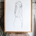 Custom One Line Self Portrait Drawing Line Art Drawing One - Etsy