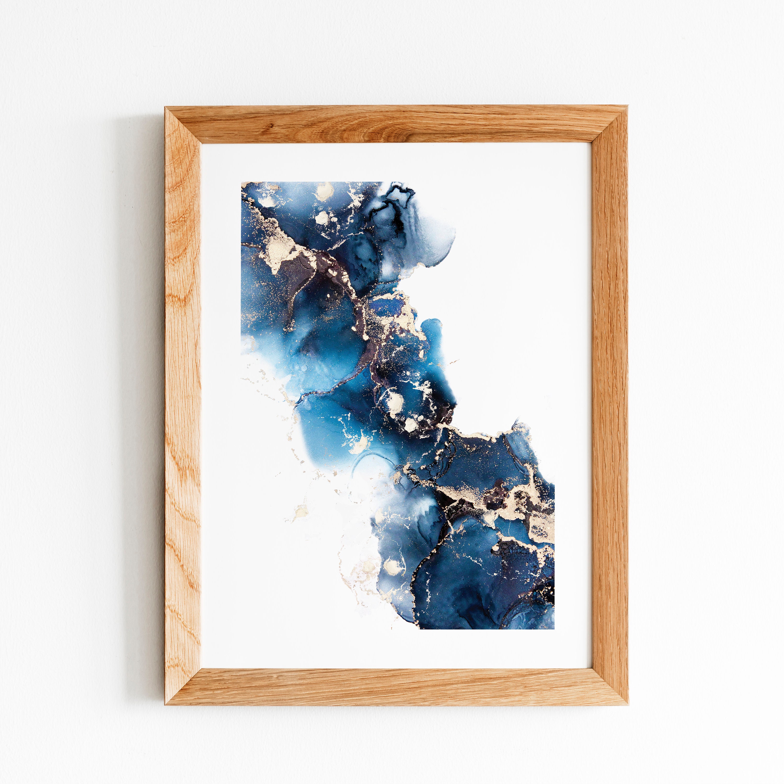 Set of 2 Abstract Alcohol Ink Wall Art Ink - Etsy