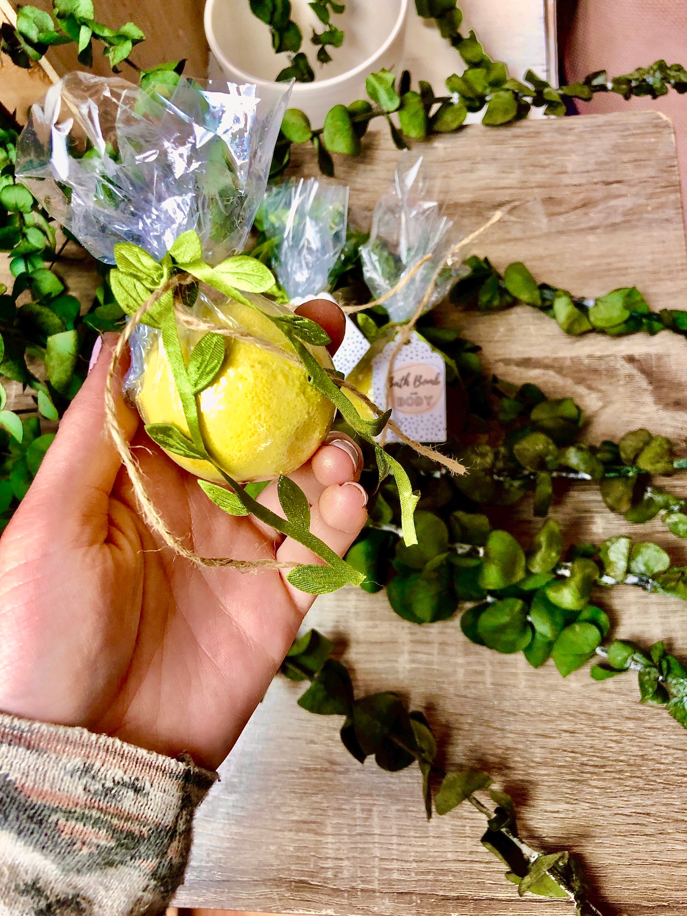 Lemon Drop Bath Bomb Hemp Oil Self Care Bridal Shower Gift - Etsy