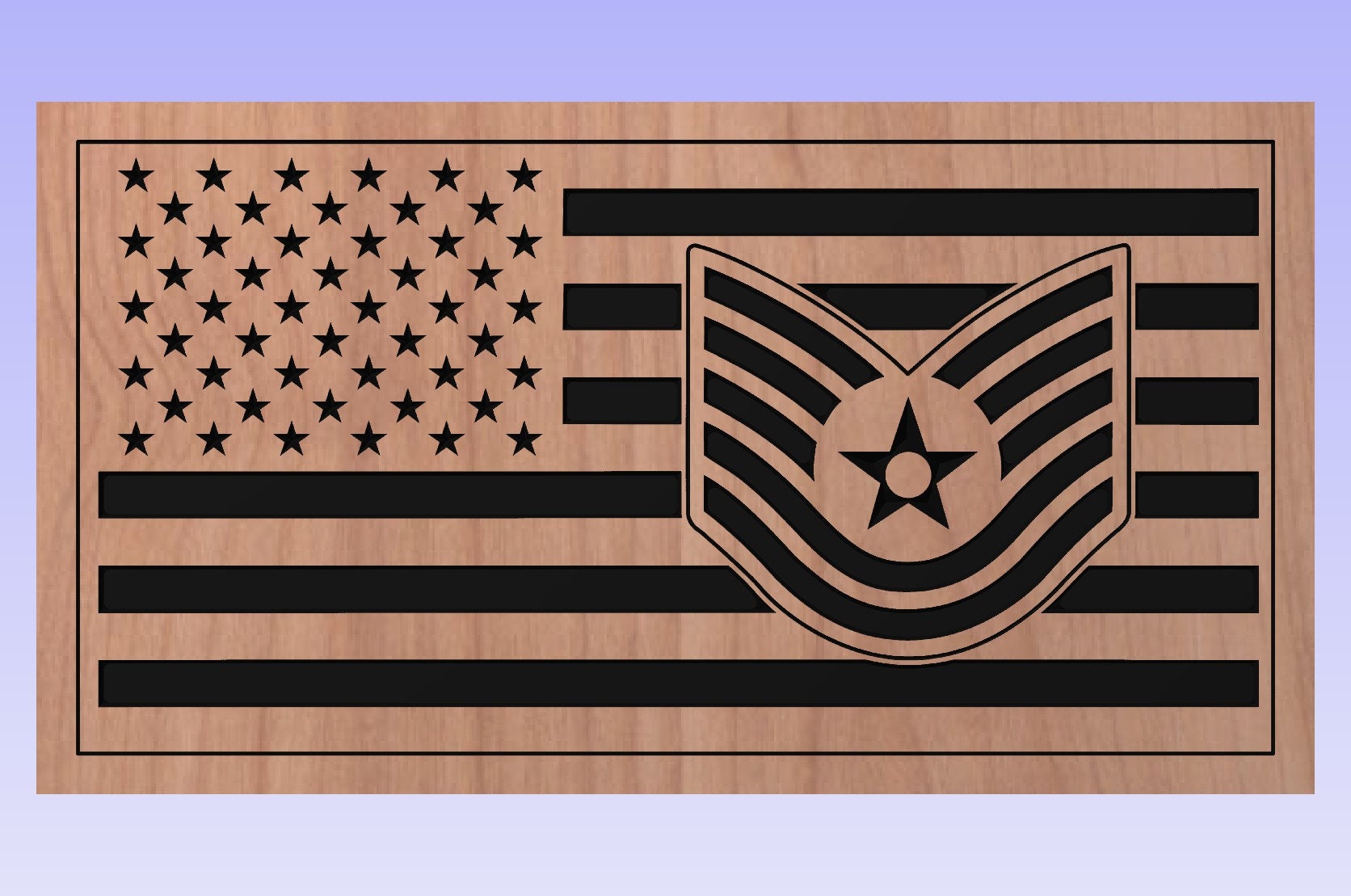 Technical Sgt Flag - Etsy