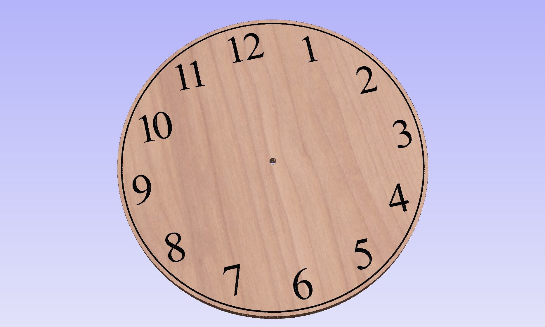 Clock Template Including Vector for Common Clock Mechanicals - Etsy